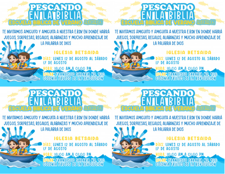 Invitación EBDV Niños | PDF