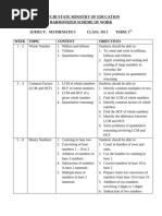 J.H.S. Time Table | PDF