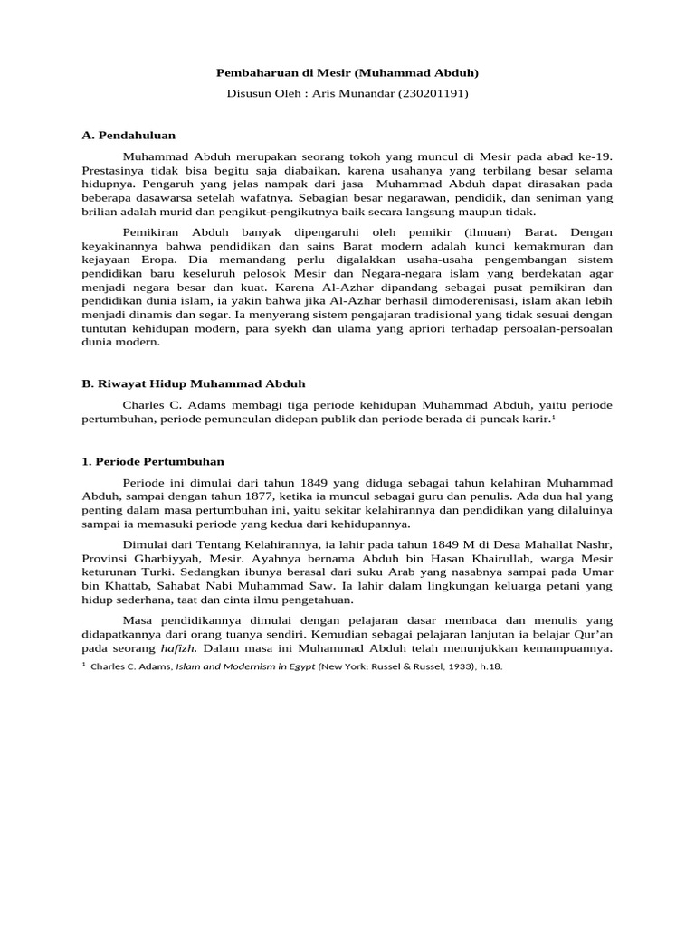 Muhammad Abduh | PDF