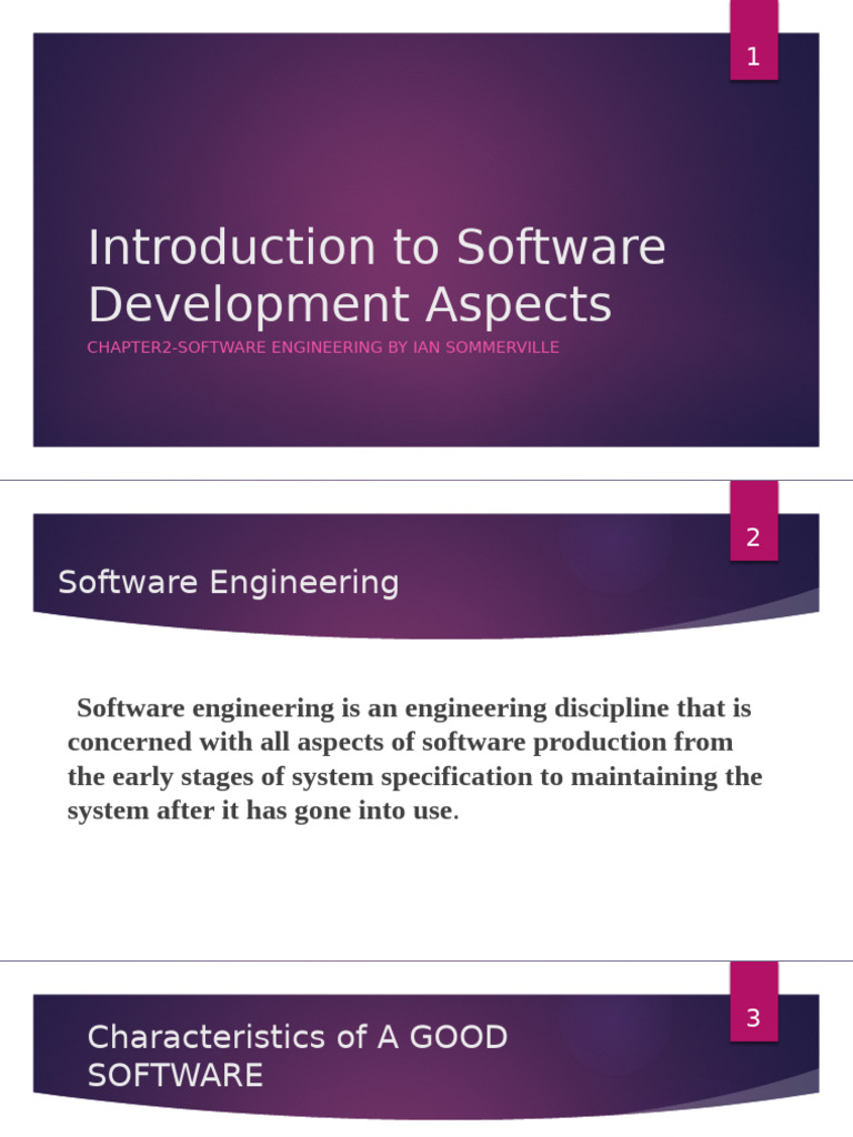 Lecture 2-Software Development Aspects | PDF