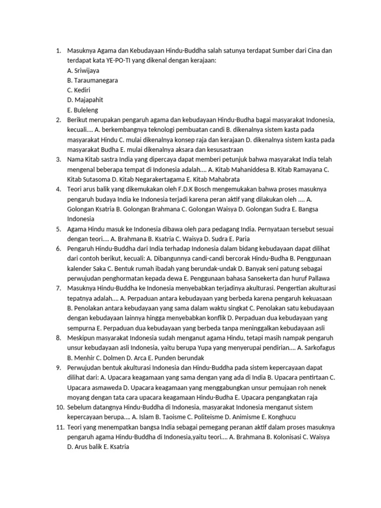 Sej. Indonesia X | PDF