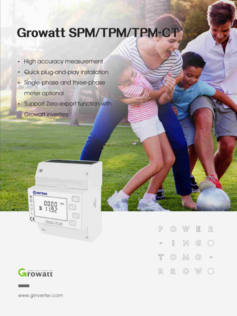 METER SPM TPM Growatt | PDF