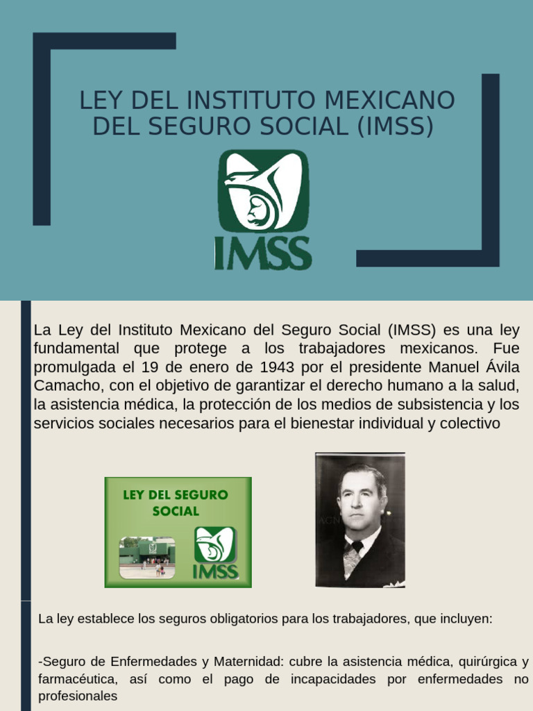 Ley Del Instituto Mexicano Del Seguro Social-1 | PDF