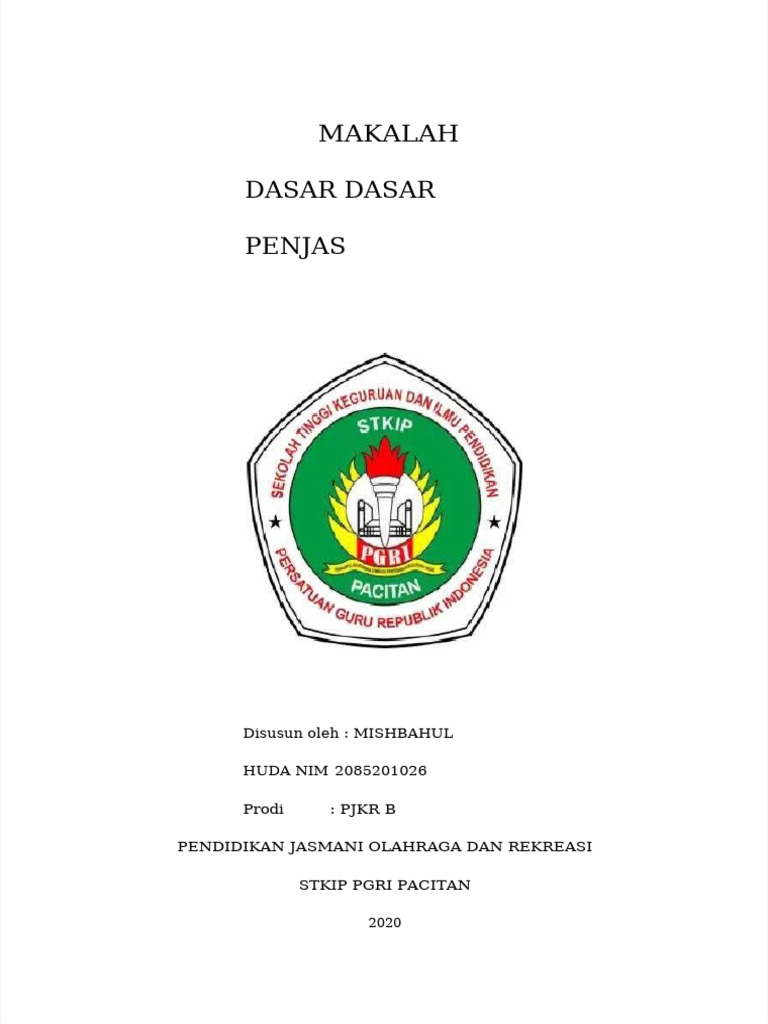PDF Makalah Dasar Penjas Tegar | PDF