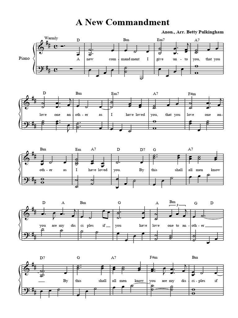 A New Commandment | PDF