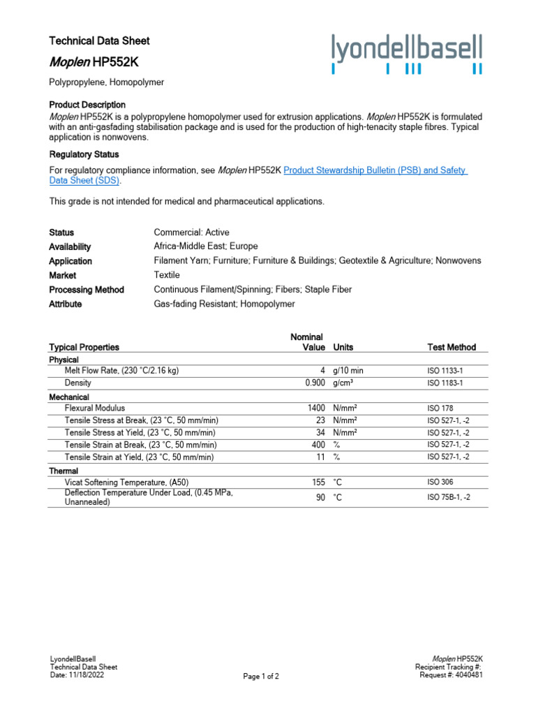Technical Data Sheet-2 | PDF