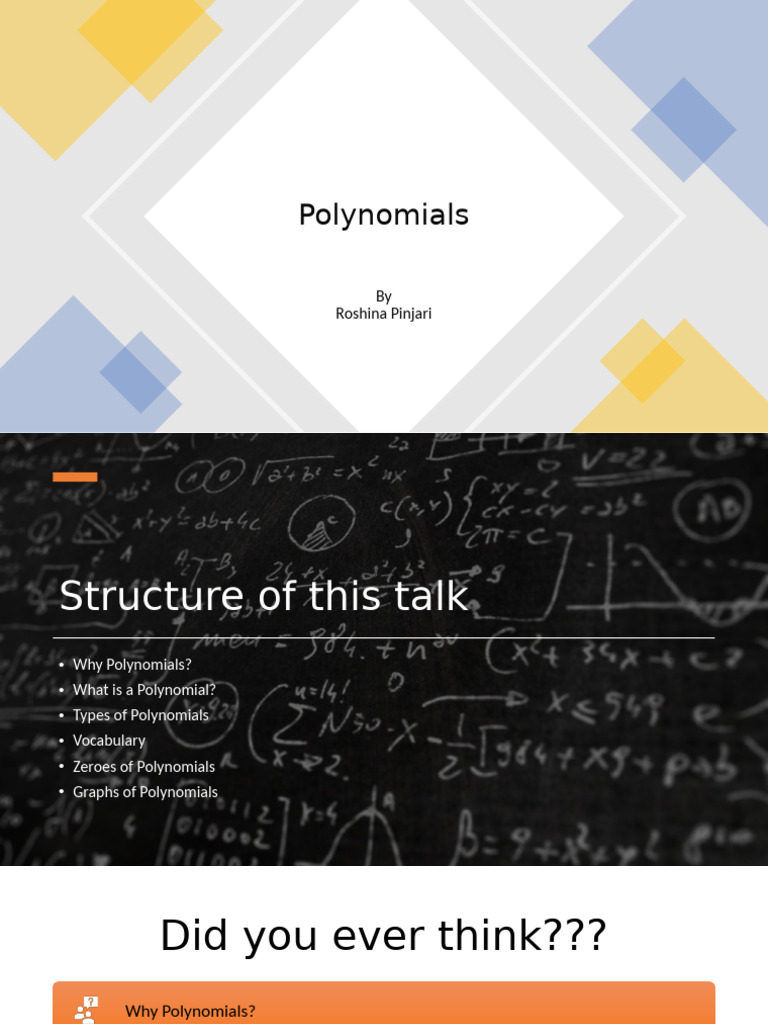 Polynomials | PDF