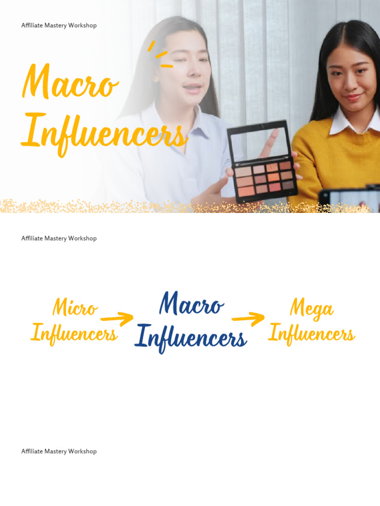 Presentation - Macro Influencers | PDF