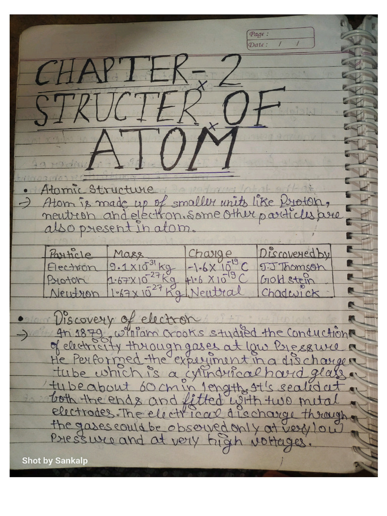 Chemistry Chapter 2 | PDF