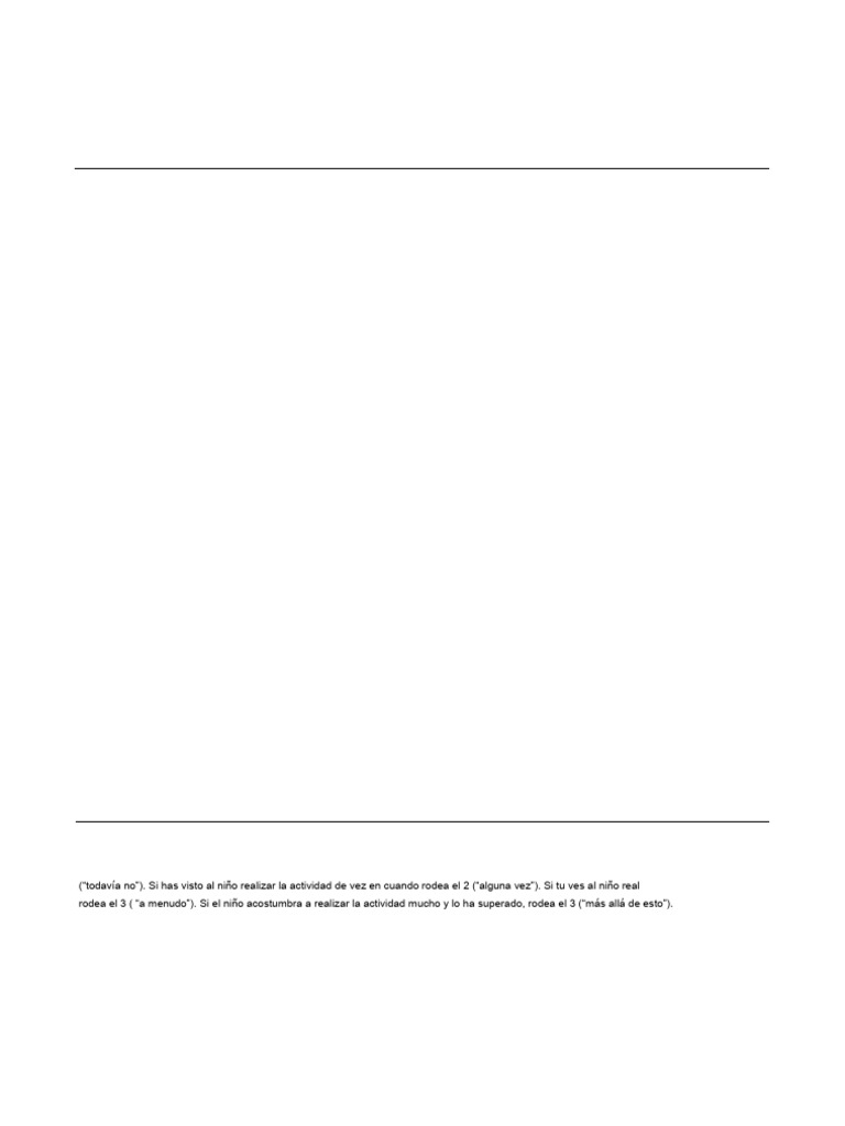 Escala MEISR Sin Edad | PDF