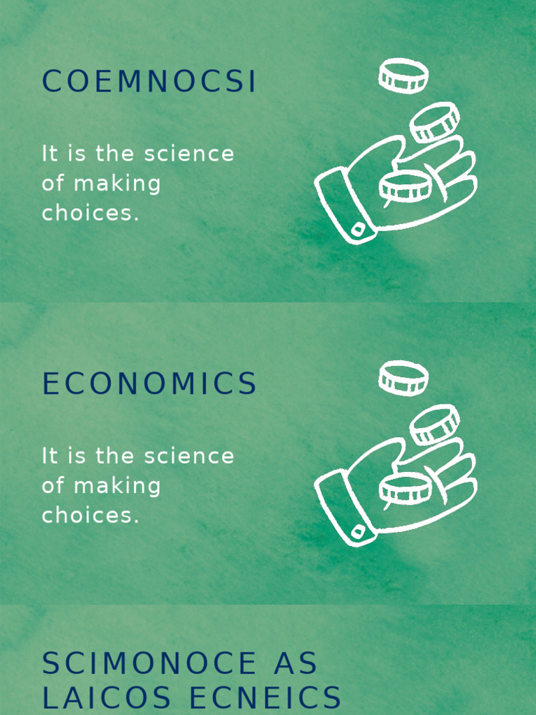 Week1 Applied Economics | PDF