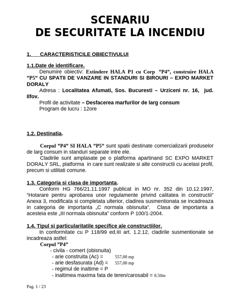 Scenariu Expo Market Doraly - Hala p4 Si p5 - CCC | PDF