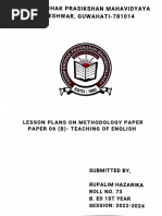 Herbartian Lesson Plan Model | PDF | Teaching Method | Question