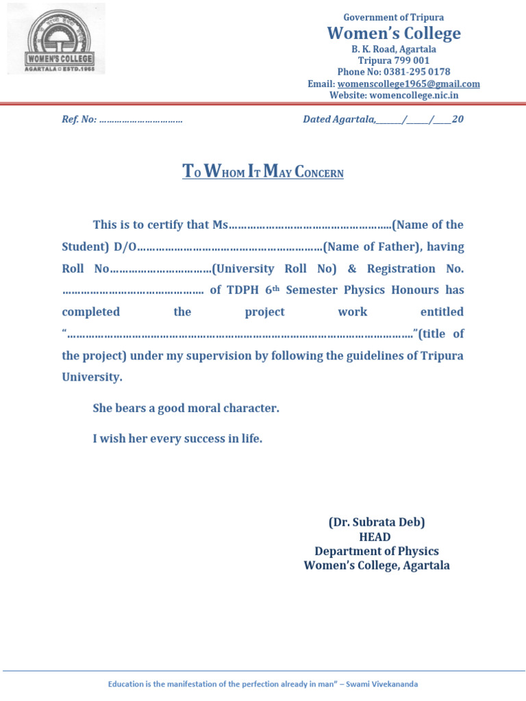 Certificate From Supervisor-1 | PDF