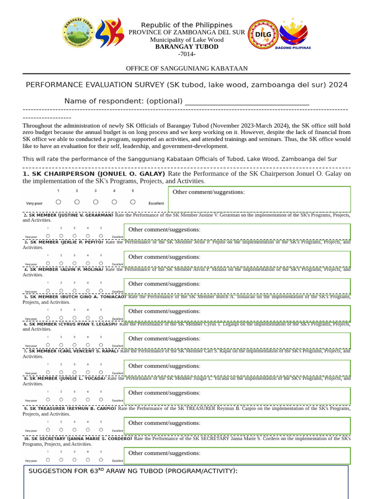 SK EVALUATION 1ST SEMESTER 2024 | PDF