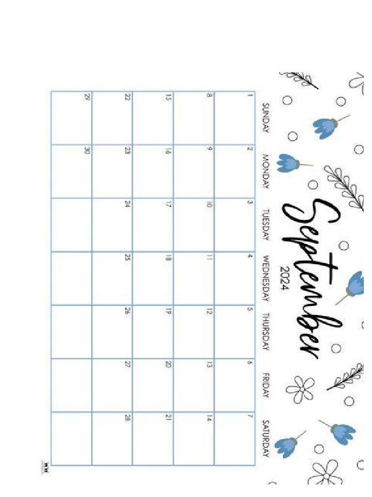 September Calendar | PDF