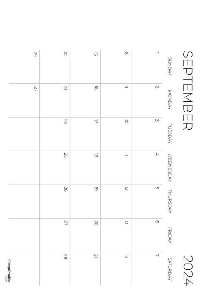 September Calendar | PDF