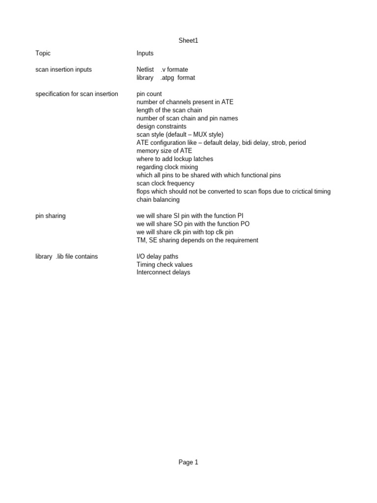 Scan Insertion | PDF