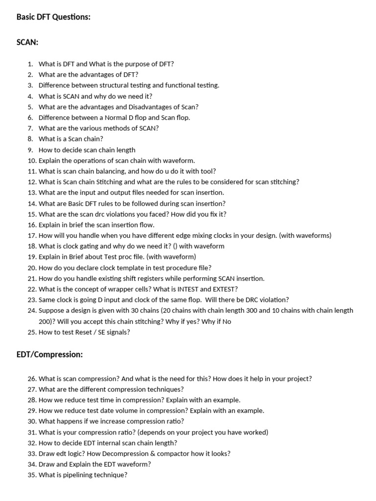 Basic DFT Questions | PDF