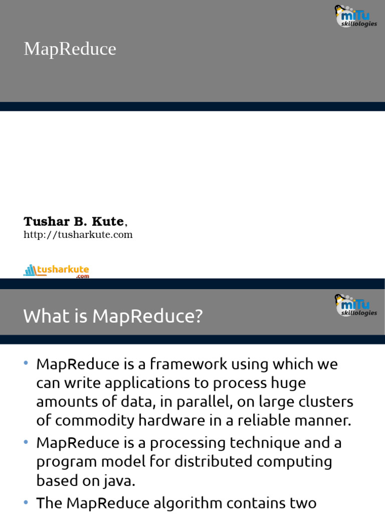 Part 06 MapReduce | PDF