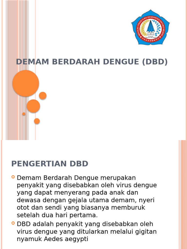 PPT DBD | PDF | Insects And Humans | Animal Diseases