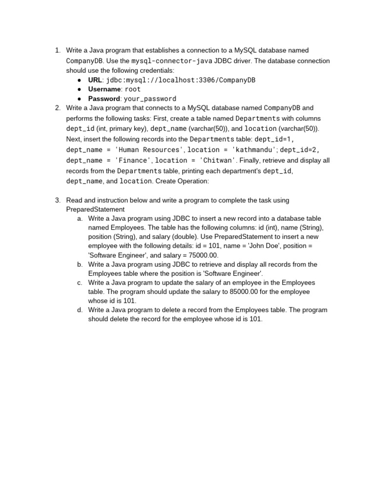 Database Programming | PDF