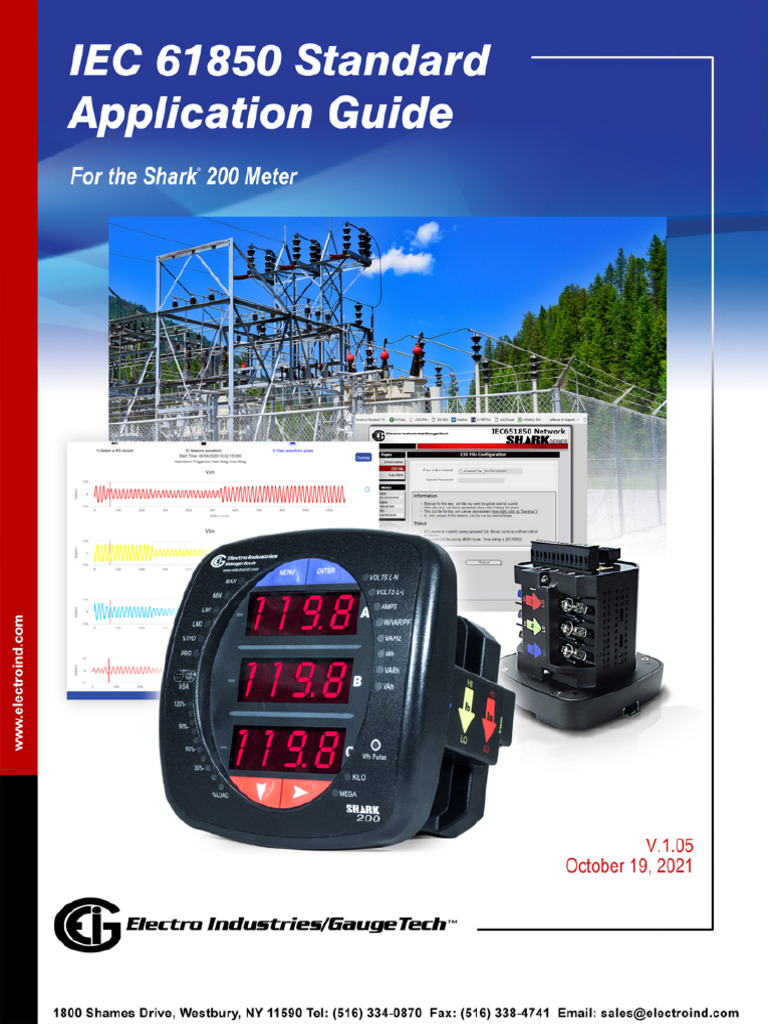 Shark 200 Meter IEC 61850 Substation Automation Application Guide - E149741 | PDF