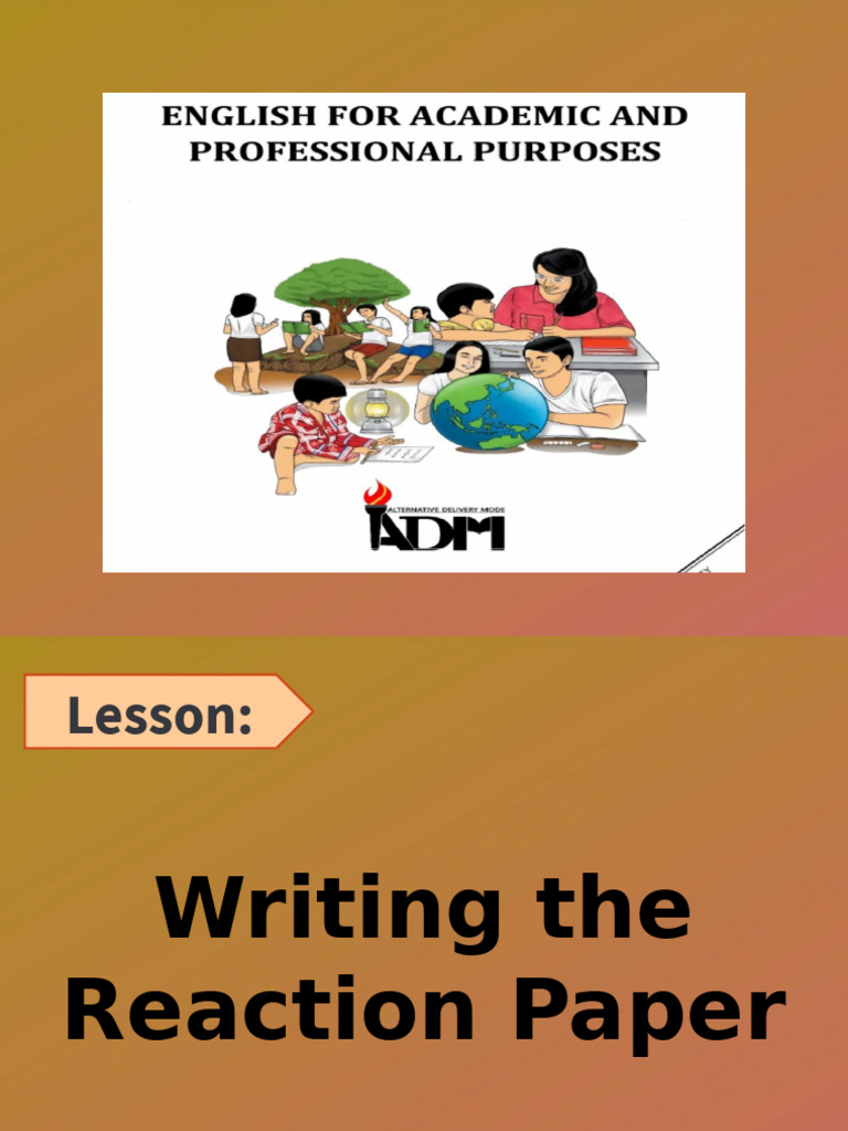 Reaction Paper | PDF