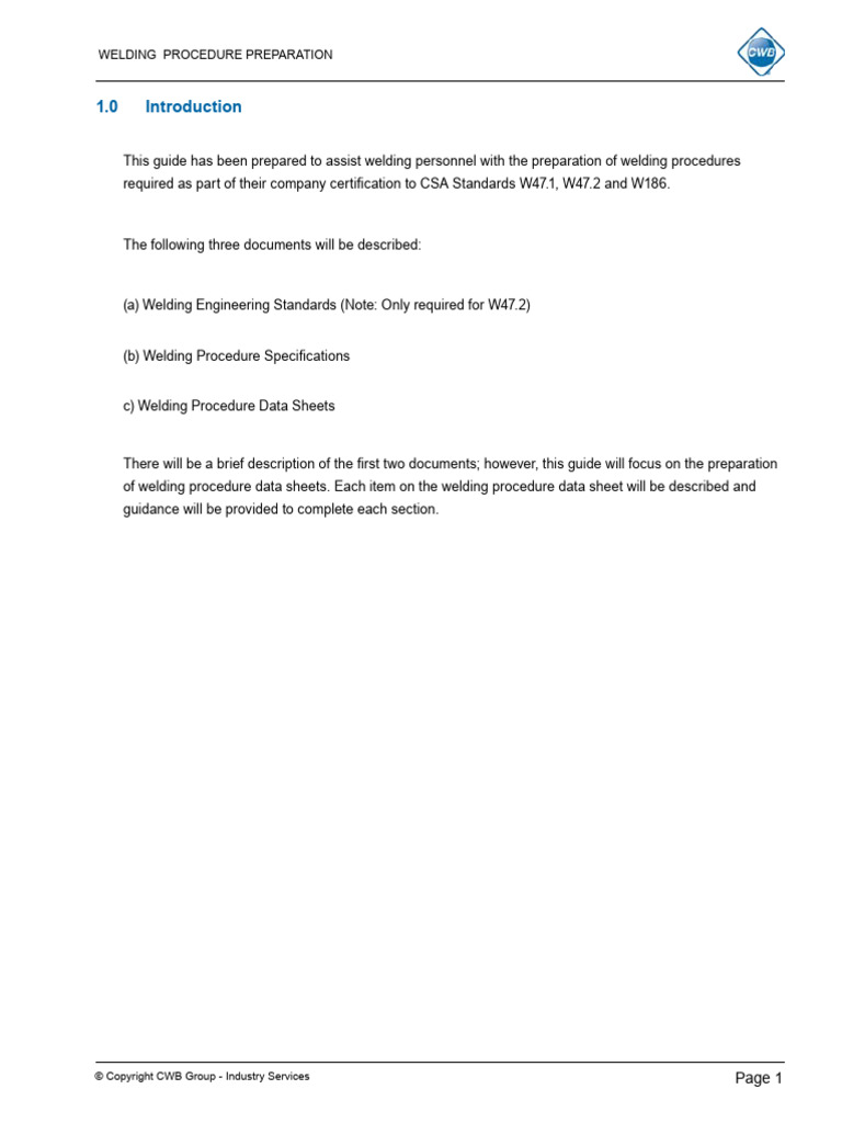 Welding Procedure Preparation-5 | PDF