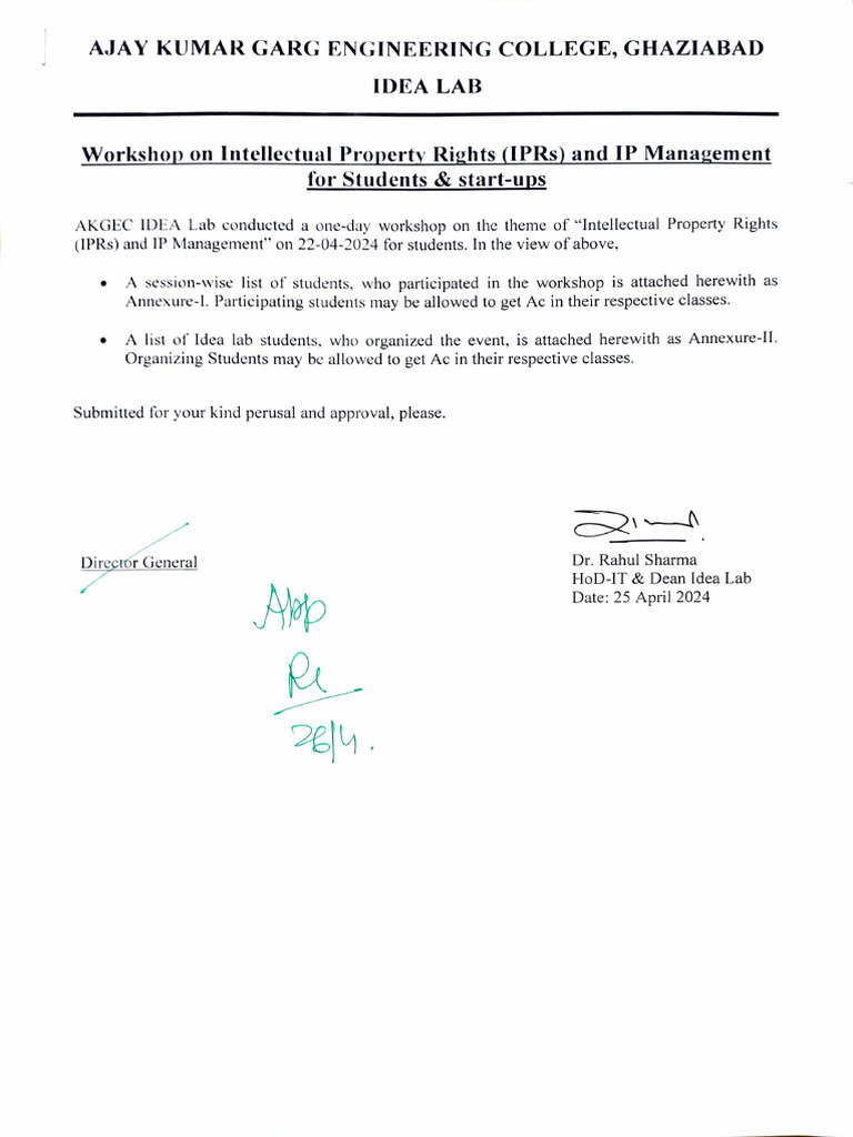 IPR Workshop PC | PDF