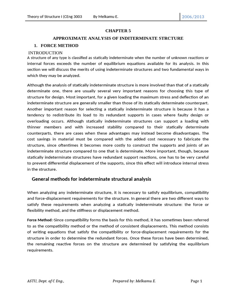 Chapter 5 -Approximate frame analysis | PDF