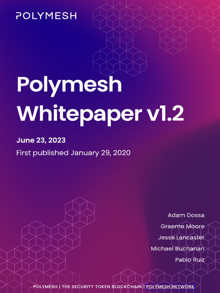 Polymesh Whitepaper | PDF