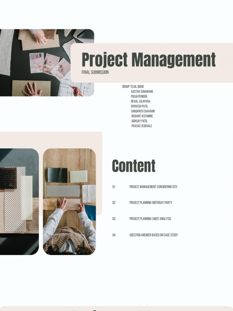 Final Presentation - Project Management | PDF
