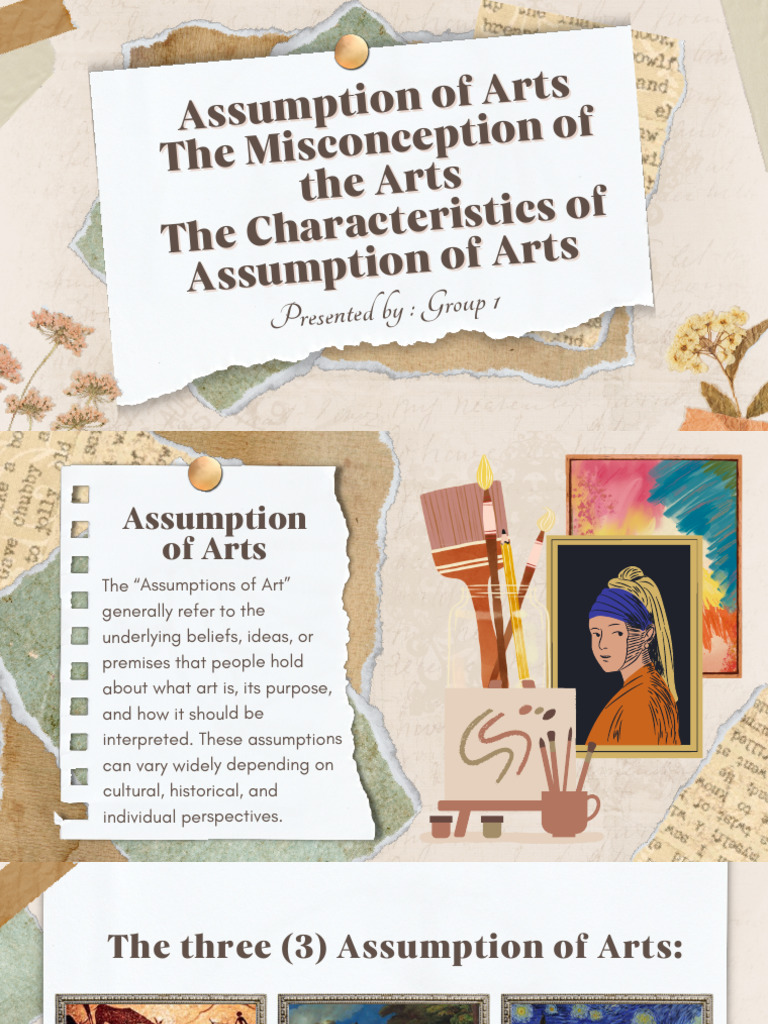 Assumption of Arts Assumption of Arts; The Misconception of the Arts ...
