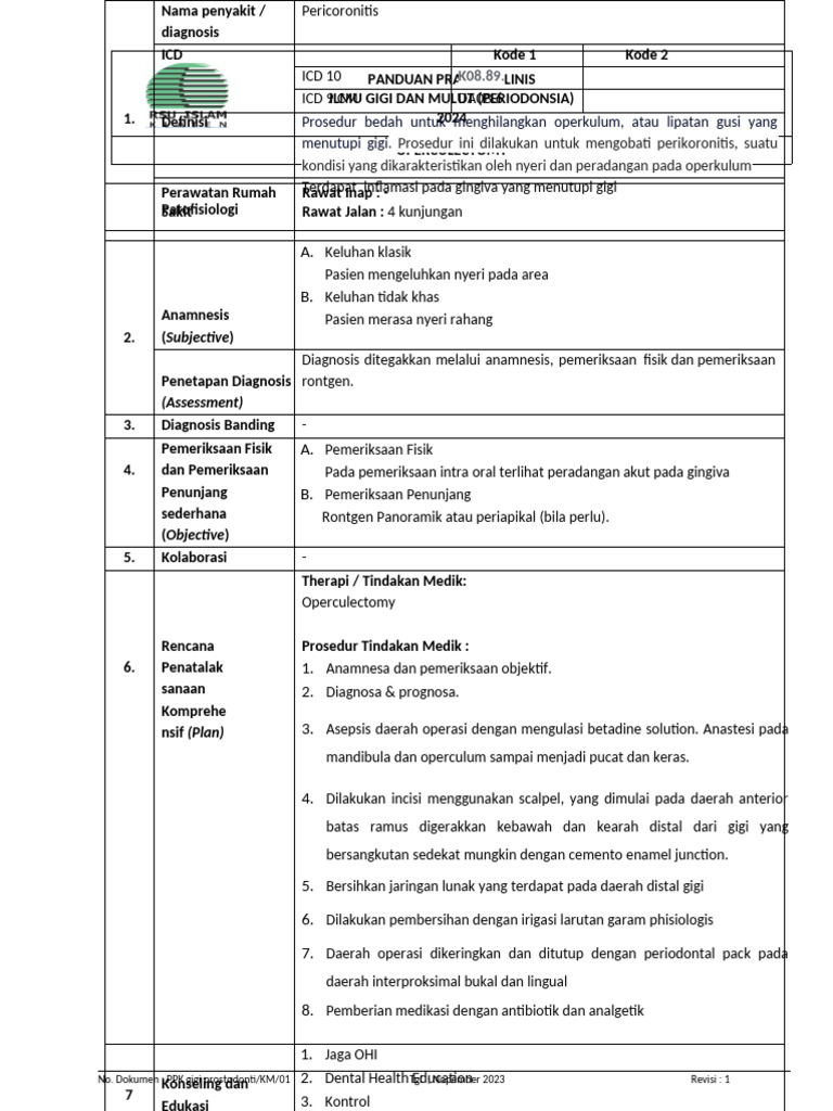 Oper Cul Ectomy | PDF