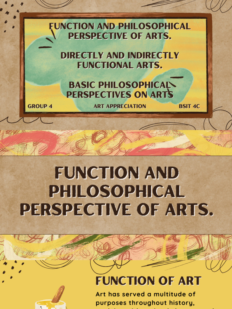 Functions and Philosophy of Arts | PDF | Aesthetics | Representation (Arts)