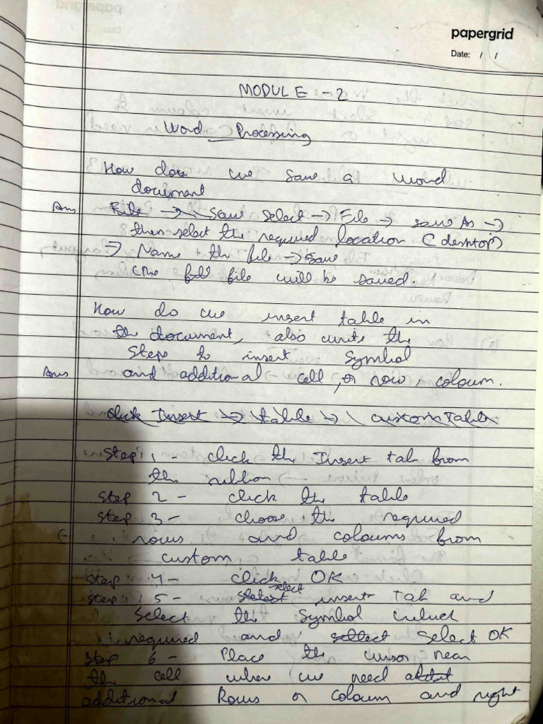 word processing | PDF