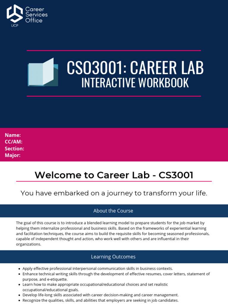 CSO 3001 - Interactive Workbook11 | PDF