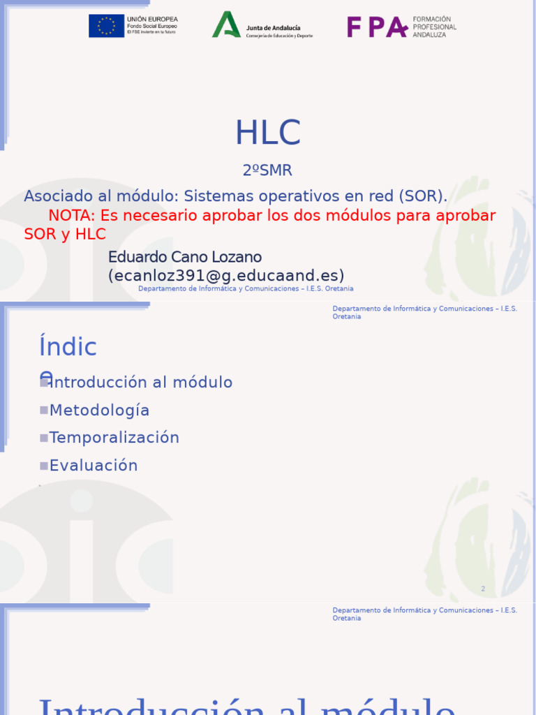 Presentación 2SMR HLC | PDF