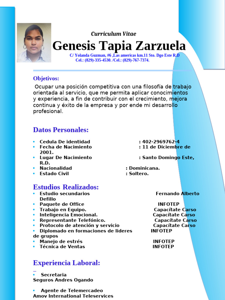 Currículum Genesis. | PDF