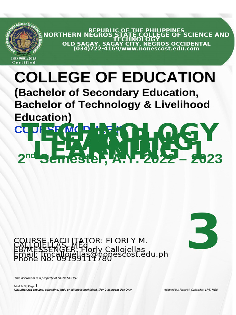 Module 3 Edp 108 | PDF