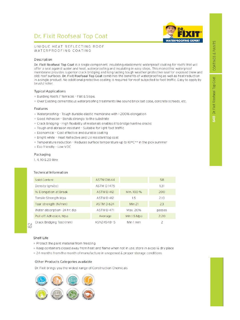 Roof seal select technical data | PDF