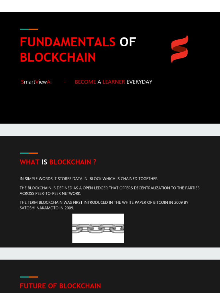 Fundamentals of Blockchain | PDF | Cryptocurrency | Service Industries