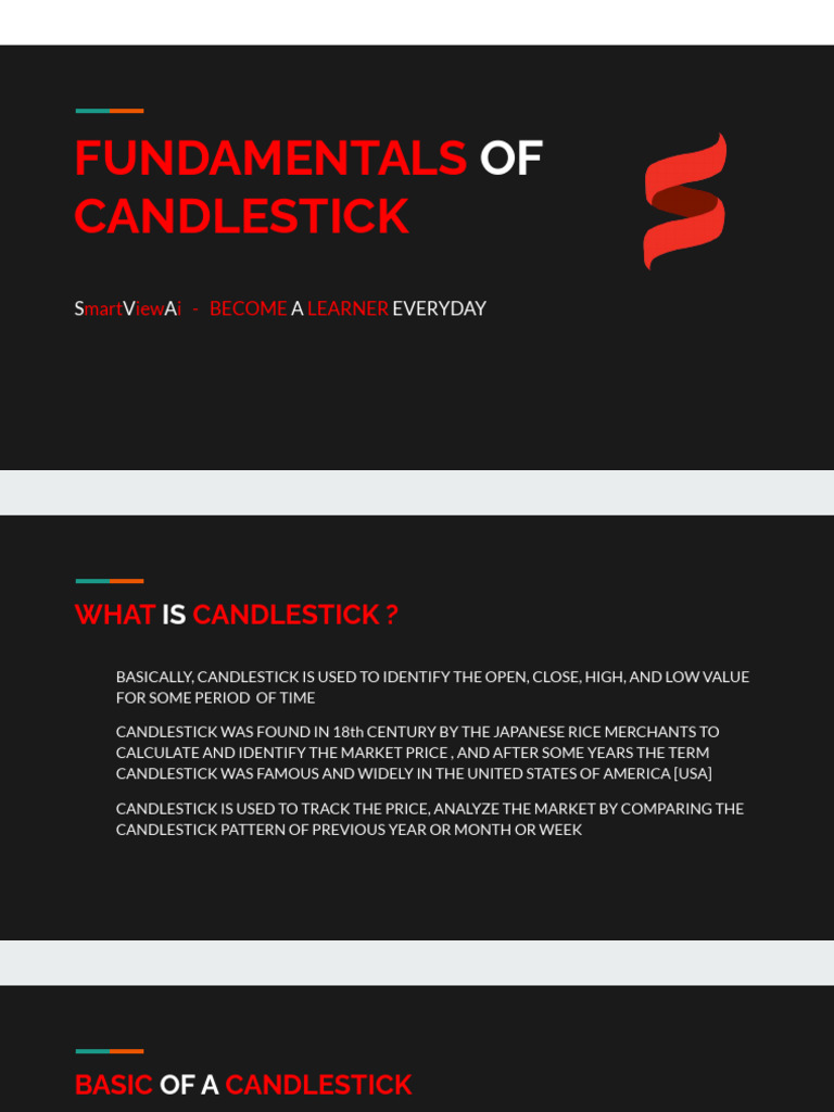 Fundamentals of Candlesticks | PDF | Market Trend