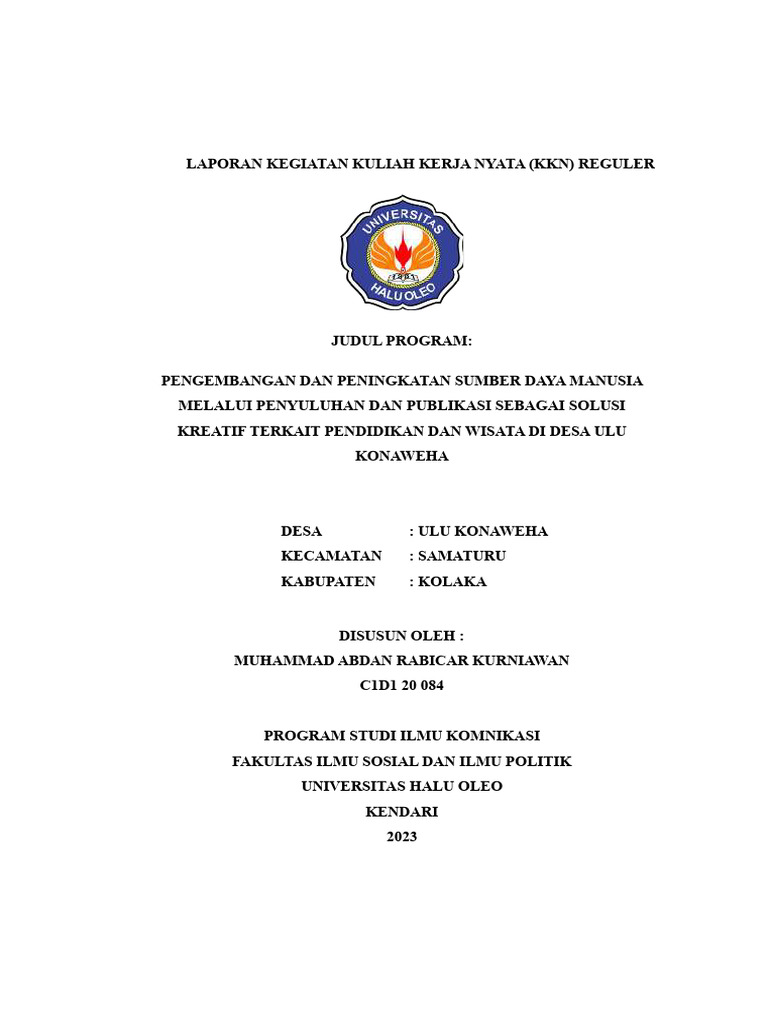 Laporan Muhammad Abdan Rabicar Kurniawan | PDF