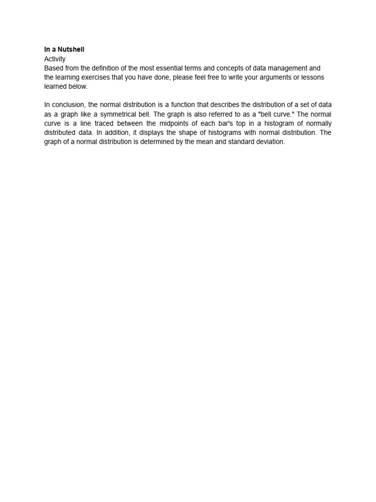 POS123 - ULO A (In A Nutshell Activity) | PDF