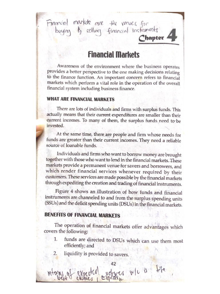 Types of Financial Markets 1 2 | PDF