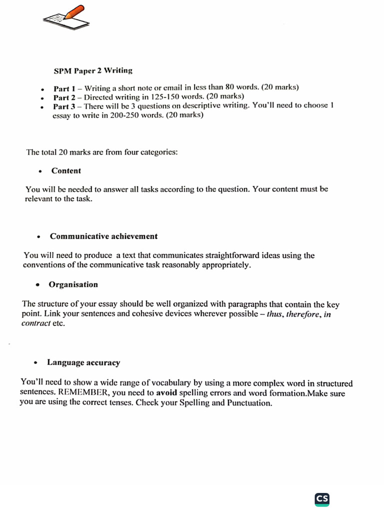 SPM Paper 2 Writing | PDF