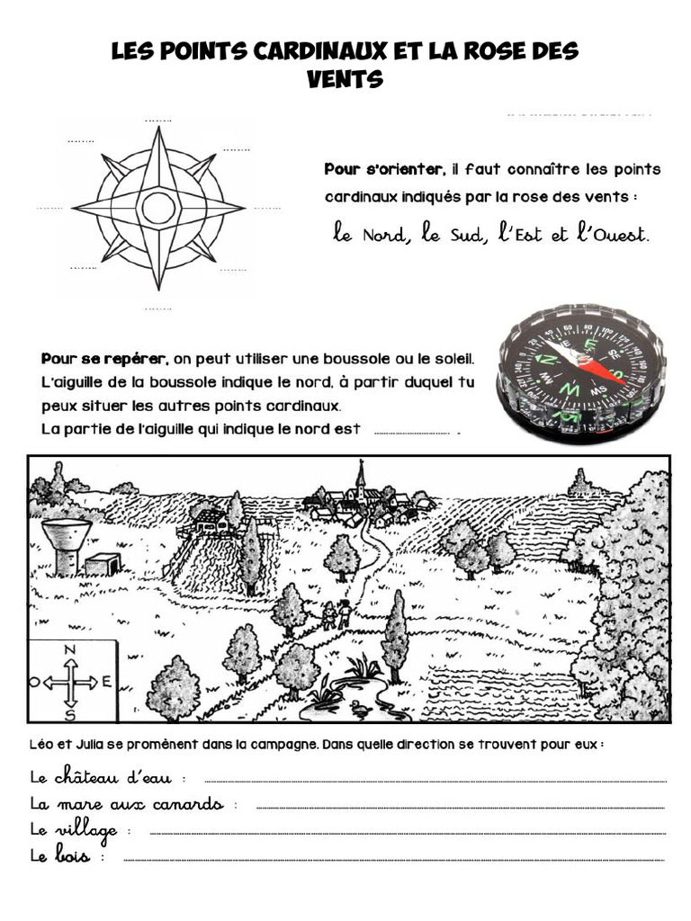 La Rose Des Vents Exercices | PDF
