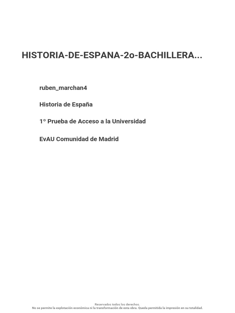 Historia De España Resumen Pdf Al Andalus España